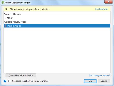 Android Studio Run Project On Virtual Device Codesteps