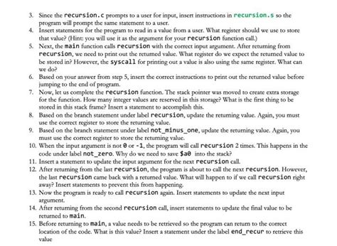Solved Recursive Functions In Lab 07 We Understood How
