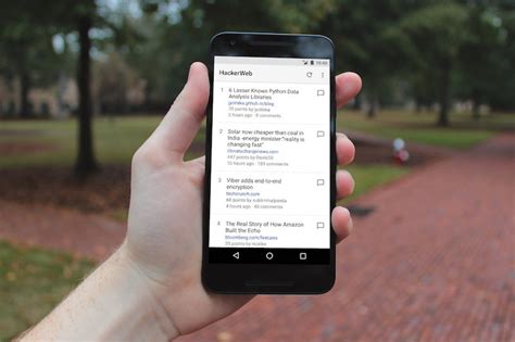 building hackerweb for android lim chee aun