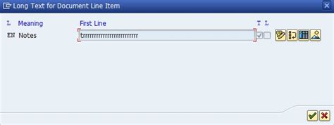 FI Document Line Item Long Text Store In Which Tab SAP Community