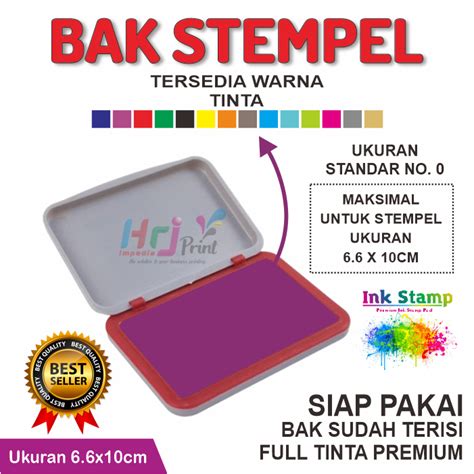 Jual Bak Stempel Full Isi Tinta Premium Bak Stempel Joyko No0