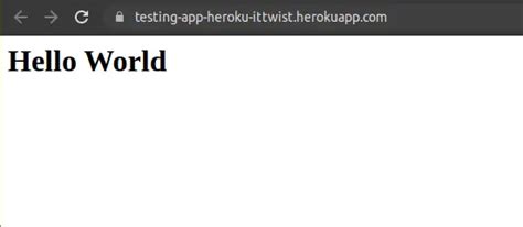 Deploy Flask App To Heroku Ittwist
