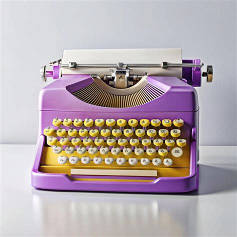 Vibrant Typewriters Retro Charm With A Modern Twist Premium Ai