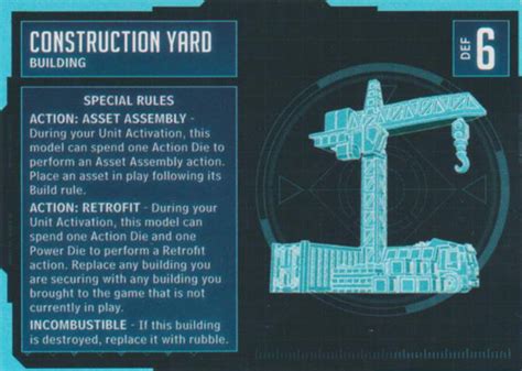 Construction Yard Conyard  [monsterpocalypse Wiki]