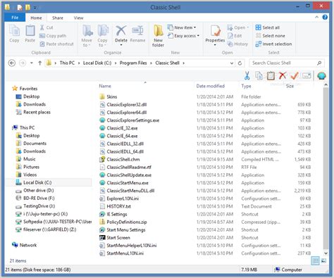 Classic Shell Review Softpedia