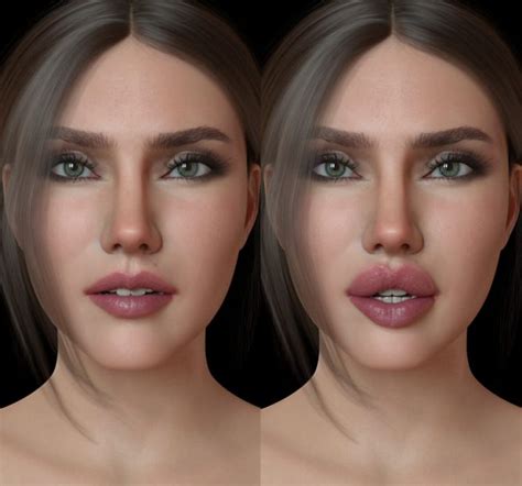 Bimbo Lips Morphs For G8 3d Models For Daz Studio And Poser