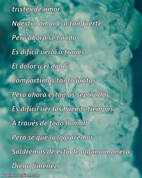 Cinco Mejores Poemas Tristes De Amor Poemas Online
