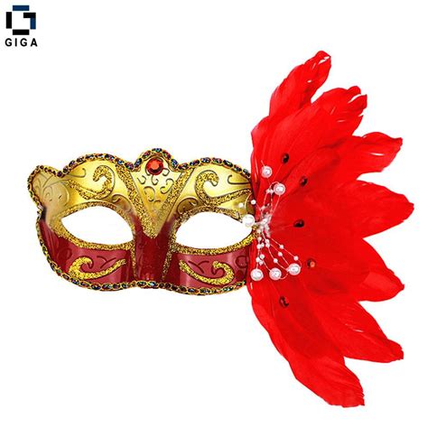 หน้ากากประดับขนนกเครื่องแต่งกายคอสเพลย์เซ็กซี่สําหรับผู้หญิง Bbnew Th Thaipick