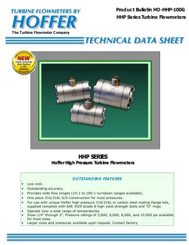 All Hoffer Flow Controls Catalogs And Technical Brochures