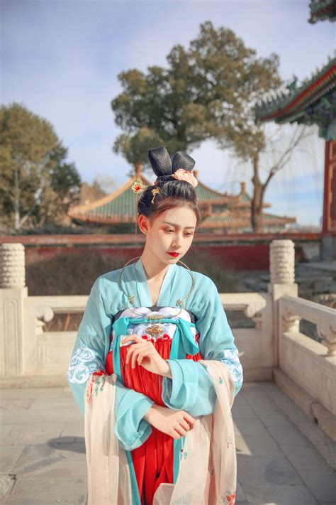 hanfu gallery : traditional chinese hanfu——tang dynasty ruqun by...