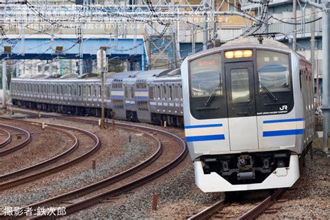 JR東E217系クラY 41編成 Y 131編成湯河原疎開返却回送 2nd train鉄道ニュース
