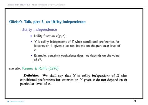 Multiattribute Utility Copula Pdf Personal Finance