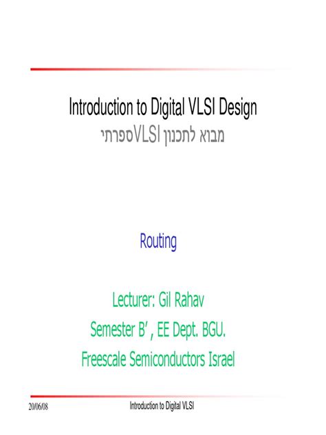 Fdocuments In Introduction To Digital Vlsi Design Vlsi Digivlsislidesrouting82pdf200608