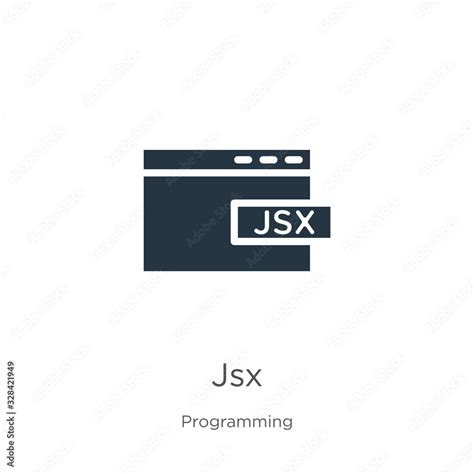 Jsx Icon Vector Trendy Flat Jsx Icon From Programming Collection