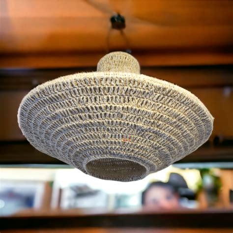 Organic Hemp Cotton Lampshade Wild Home Decorative Amazing Hands Nepal