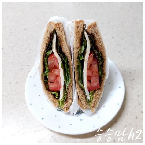카프레제 샌드위치 만들기 토마토 카프레제