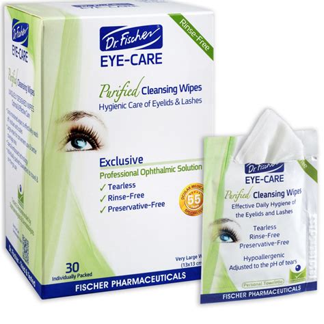 Buy Dr Fischer Purified Non Irritating And Hypoenic Eyelid Wipes For