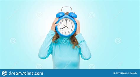 Adult Isolated Woman On Background Stock Image Image Of Cheerful Minutes 157212661