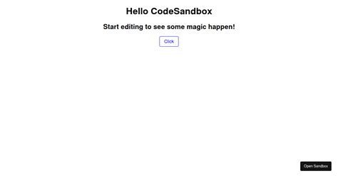 Custom Button Codesandbox