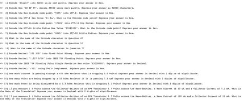 1 Encode Stop32 Into Ascii Using Odd Parity