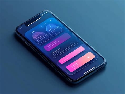 Mobile App Interface With Plant Premium Ai Generated Image