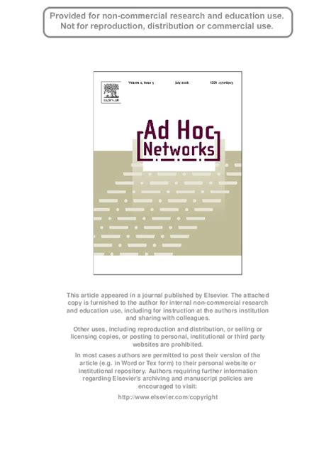 Pdf Discovering Long Lifetime Routes In Mobile Ad Hoc Networks
