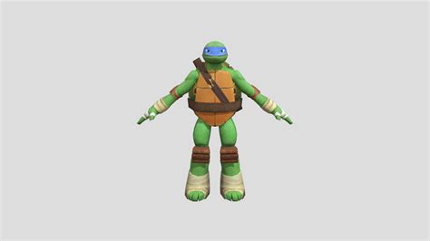 Leonardo Tmnt 2012 Download Free 3d Model By Scorpion4241 [6702312] Sketchfab