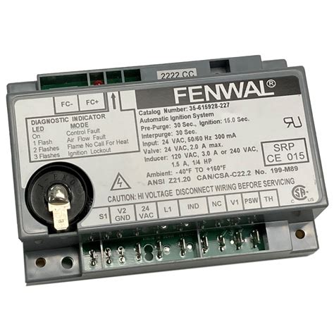 Fenwal Module With Blower Control Shop Srp Parts Metalworks Hvac