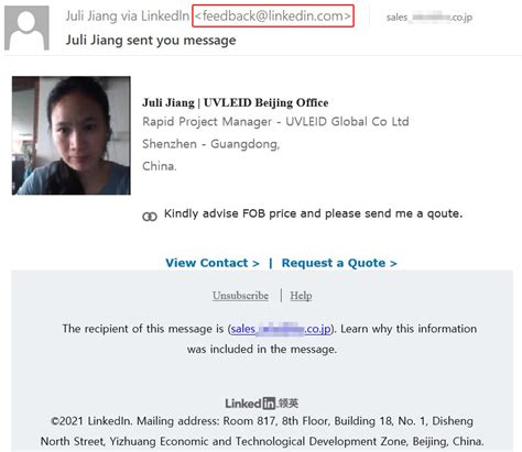 Achtung Betrugmails Phishing Via Gefälschter Linkedin Nachrichten