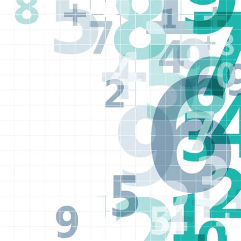 Mathematical Digital Code Background Abstract Vector Illustration