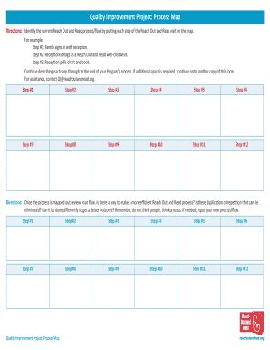 Fillable Online Quality Improvement Project Process Map Home Reach Out Fax Email Print PdfFiller