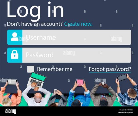 Log In Password Identity Internet Online Privacy Protection Concept