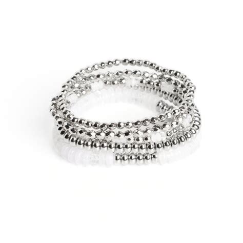 Paparazzi Jewelry Paparazzi Pristine Pixie Dust White Poshmark