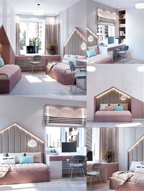 Интерьер детской девочек в ЖК Фестиваль Парк Интерьер Дизайн интерьера Дизайн