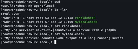 local checks not working as in guide general checkmk community
