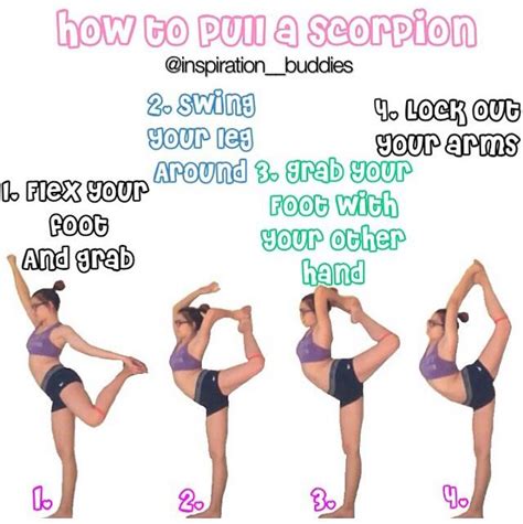 How To Pull A Scorpion Cheerleading Tips Cheer Workouts Gymnastics