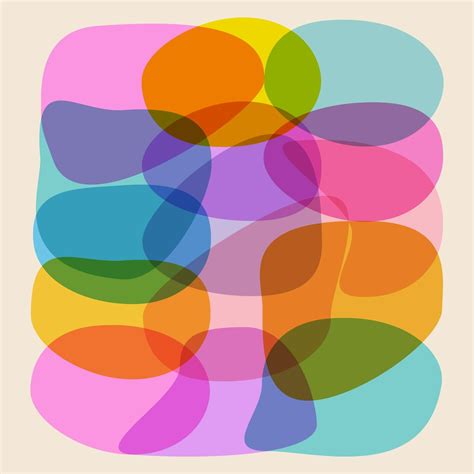 Color Overlap Wallpaper Buy Unique Designs At Happywall