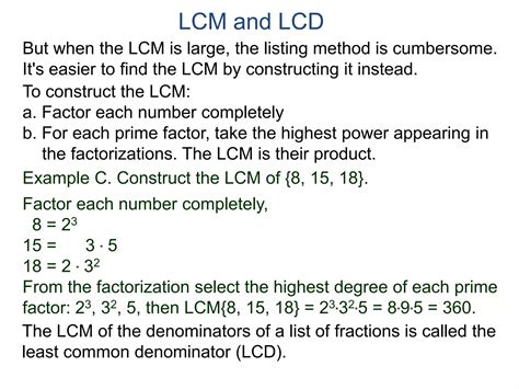 14 Lcm Addition And Subtraction Of Fractions PPT