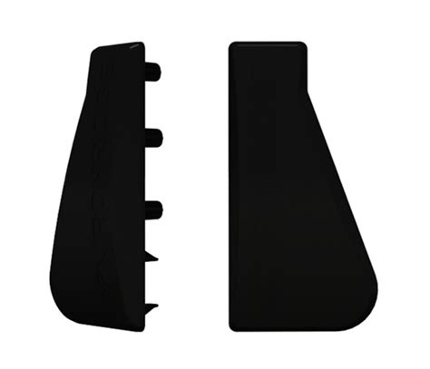 Ironridge Xr Rail Xr 100 Cap01 B1 Black End Caps 1 Bag Of 10 Pair