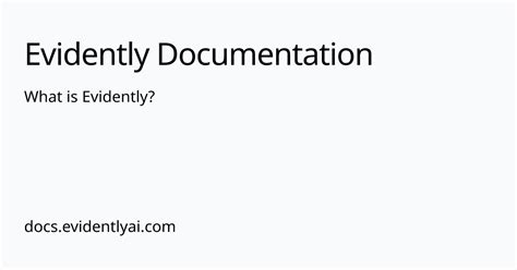 Zoltán Tarkó On Linkedin What Is Evidently Evidently Documentation