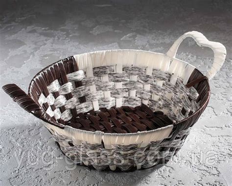 Купити Плетена корзина для фруктів 28 див ціна 153 ₴ Prom Ua Id 1937296718