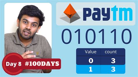 Paytm Accolite Interview Question Binary Array Sorting 100daysofcode Code Io English Youtube