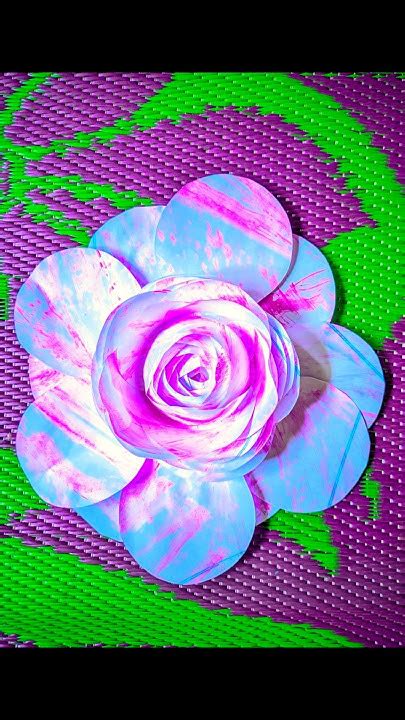 Paper Craft Shortvideo Diy Viralshorts Craft Papercraft Youtubeshorts Flowersart2154