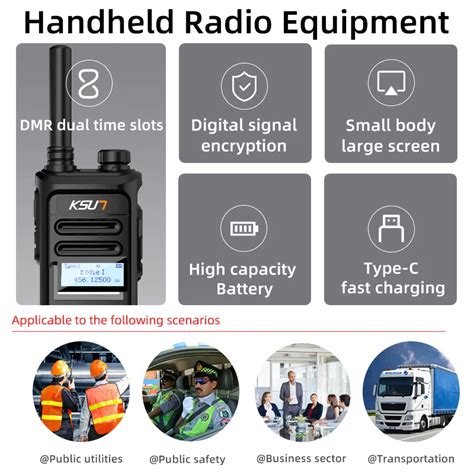 Ksun Dm3 Dmr Digital Mobile Radio Uhf 2 Slot Time Intercom Handheld Professional Dmr Talkie