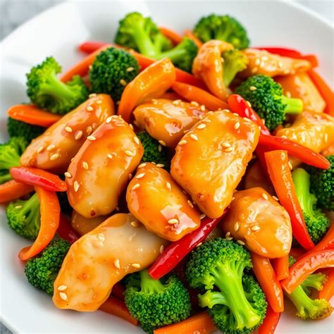 Ginger Honey Garlic Chicken Stir Fry Recipe Cookaifood