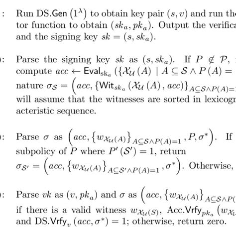 The Full Accumulator Based Small Universe Scheme Download Scientific