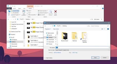How To Save A Search In File Explorer On Windows 10 Next Generation