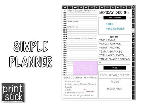 Simple Planner Printstick Reviews On Judge Me