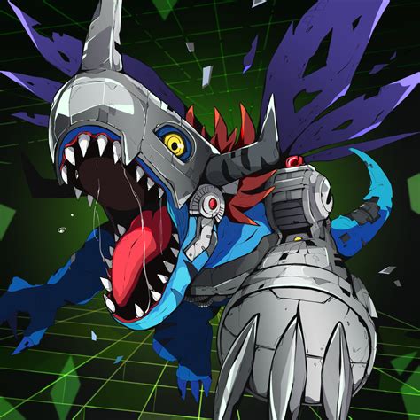 Metalgreymon And Metalgreymon Digimon Drawn By Taoru Towtowru