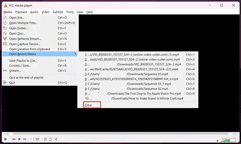 How To Delete Recently Watched Videos History In VLC Media Player Windows 10 11